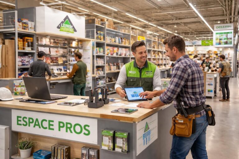 Fonctionnement Leroy Merlin : services et avantages pour les pros